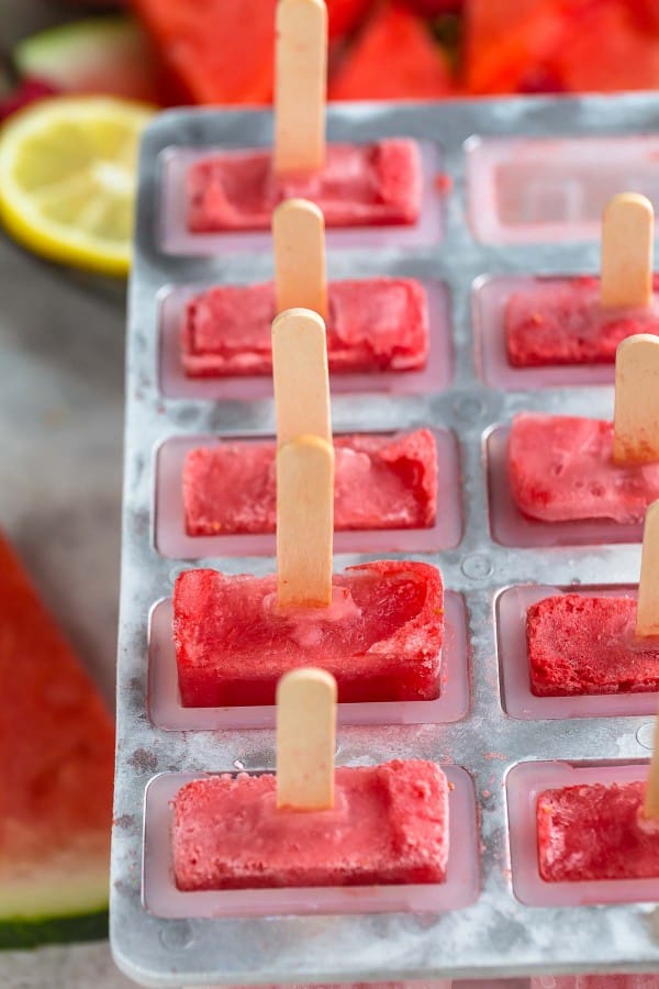 Watermelon Popsicles - 3 Ingredient Easy Summer Treat - Vegan | Paleo