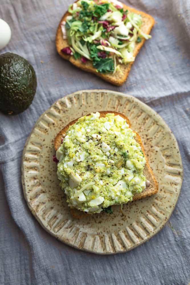 No Mayo Avocado Egg Salad | Healthy Egg Salad Recipe