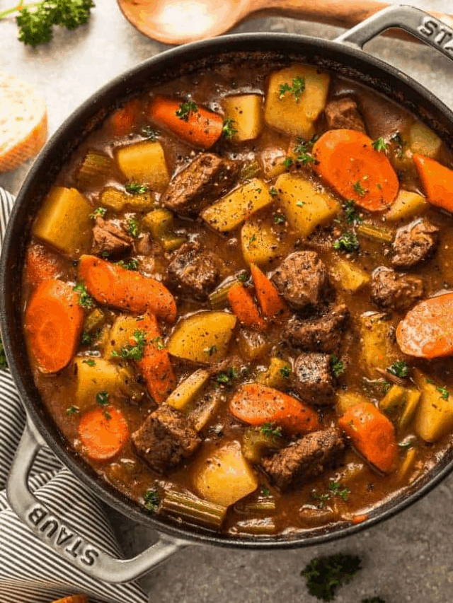 Classic Homemade Beef Stew - Life Made Sweeter