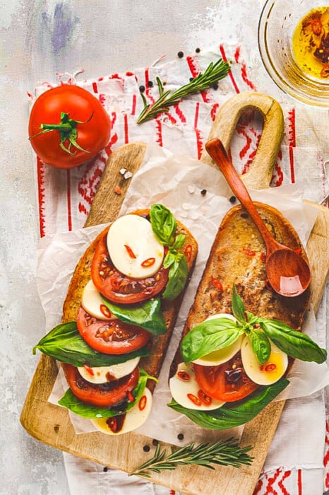 Caprese Toast | Life Made Sweeter