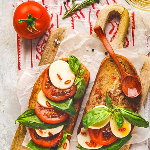Caprese Toast | Life Made Sweeter