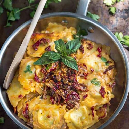 Cheese Ravioli Skillet | Life Made Sweeter