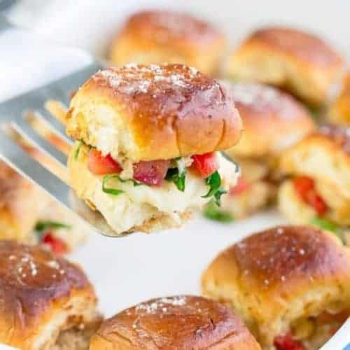 Chicken Parmesan Sliders | Easy Chicken Appetizer & Game Day Recipe