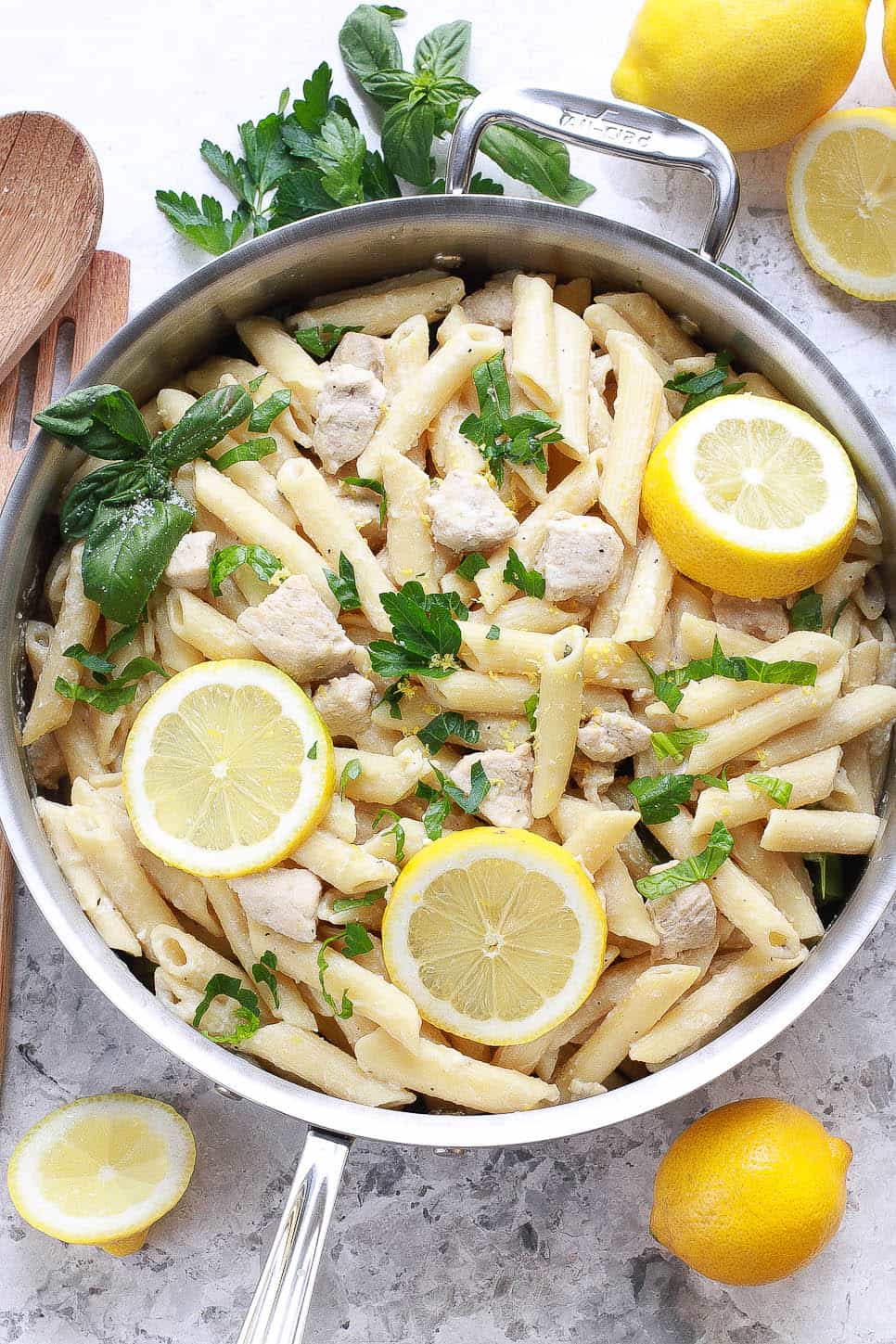 Creamy Lemon Chicken One-Pan Pasta