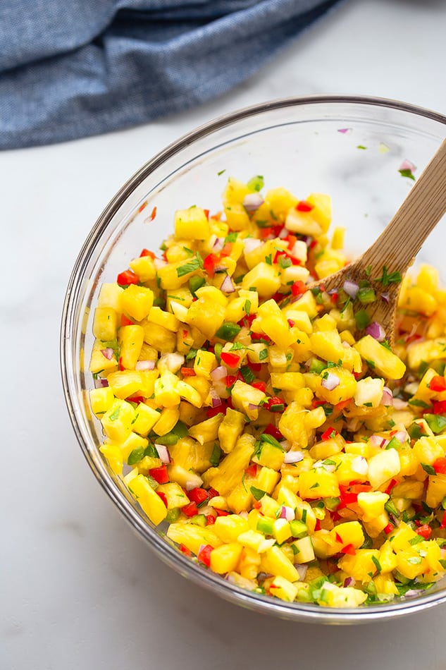Fresh Pineapple Salsa Recipe | Life Made Sweeter