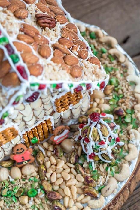 Easy No Bake Gingerbread House with Nuts + Video - Life Made Sweeter