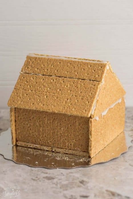 Easy No Bake Gingerbread House with Nuts + Video - Life Made Sweeter
