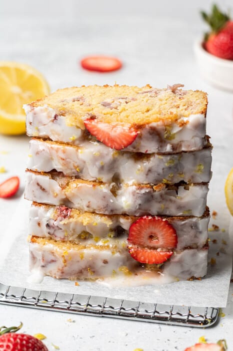 The Best Strawberry Lemon Loaf Cake - Life Made Sweeter