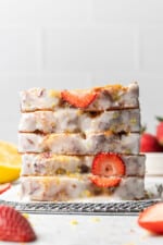 The Best Strawberry Lemon Loaf Cake - Life Made Sweeter