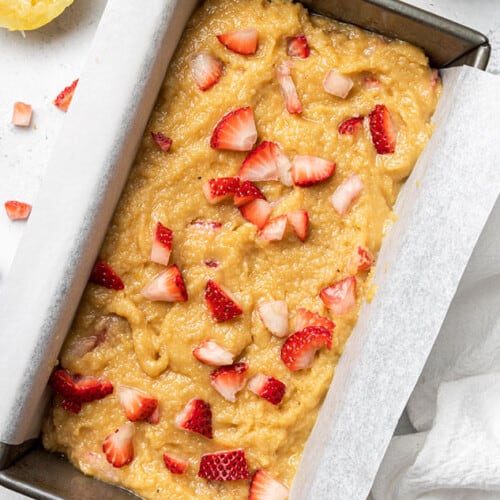 The Best Strawberry Lemon Loaf Cake - Life Made Sweeter