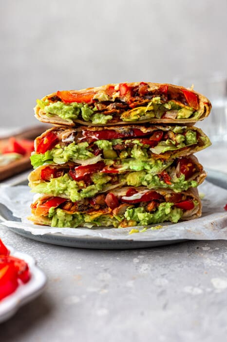 CrunchWrap Recipe - Life Made Sweeter | Vegan Crunchwrap Supreme