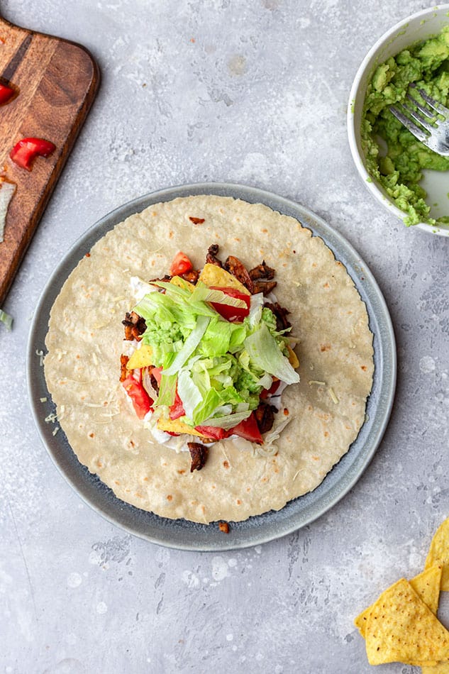 CrunchWrap Recipe - Life Made Sweeter | Vegan Crunchwrap Supreme