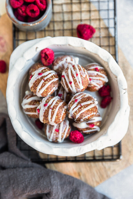 Raspberry Bliss Balls - Healthy Protein Bites