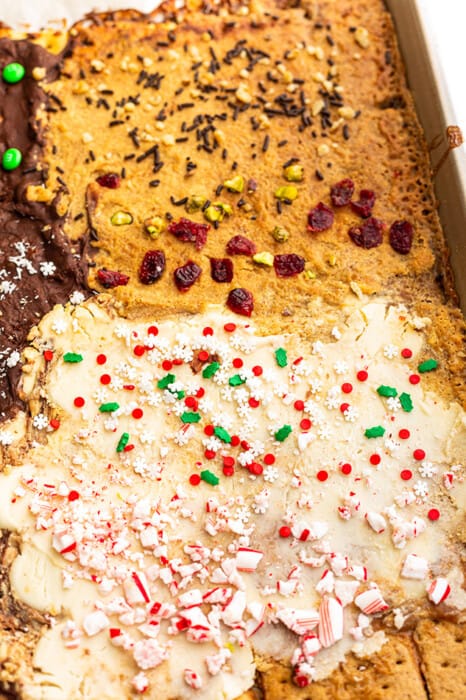Homemade Christmas Crack | Easy Saltine Cracker - 7 Ways!