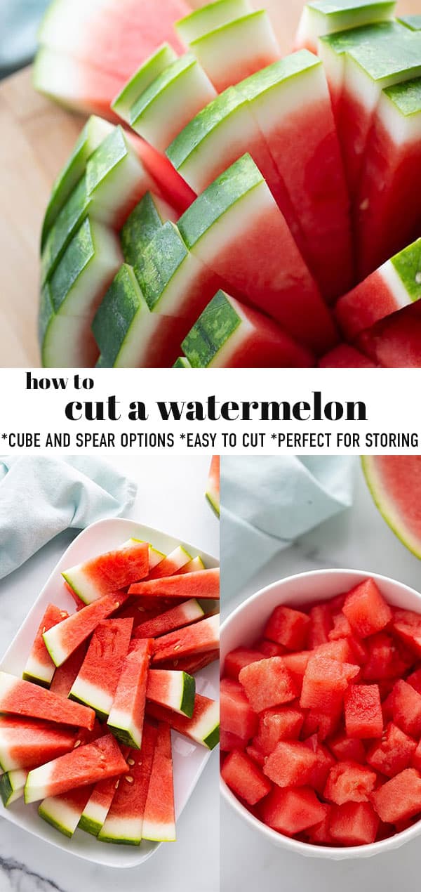 How to Cut a Watermelon | How to Cut a Watermelon into Cubes or Spears
