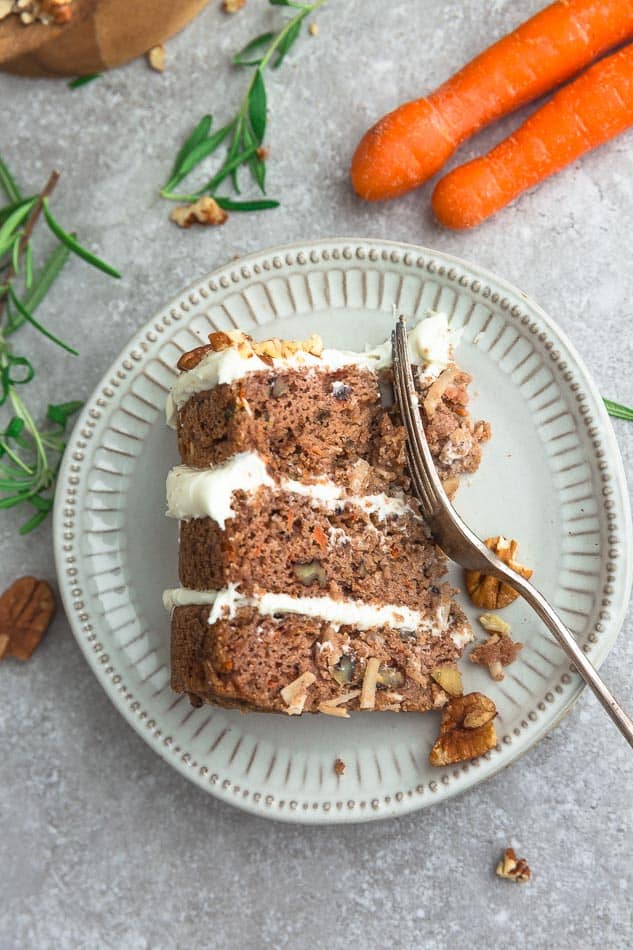 Low Carb Carrot Cake - Paleo / Keto / Grain Free - Life Made Sweeter
