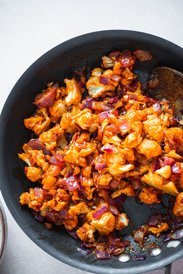 Easy Orange Cauliflower | Vegan | Paleo | Whole30 | Low Carb