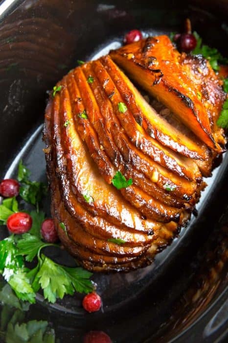 Easy Slow Cooker Ham | Life Made Sweete