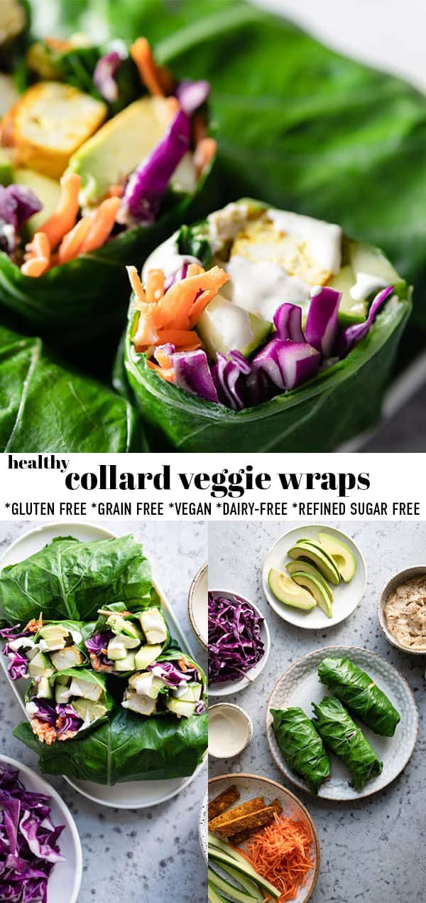 Collard Wraps Recipe | How to Make Low Carb Veggie Wraps