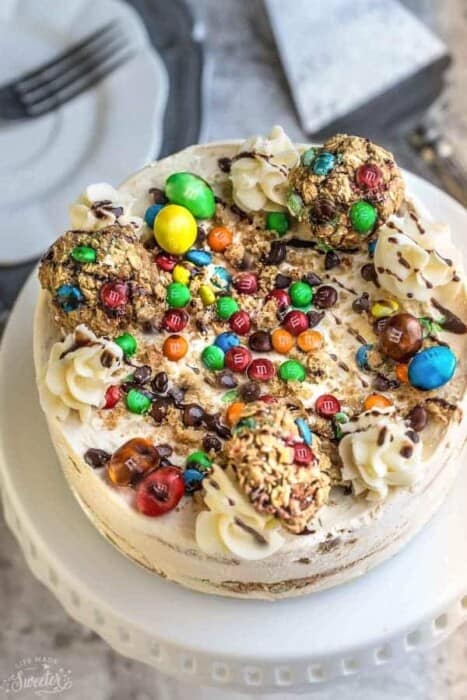No Bake Cookie Cake - Life Made Sweeter | Vegan | Gluten-Free