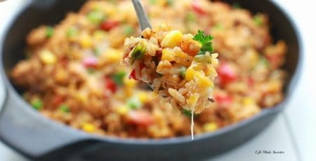 One Pan Mexican Rice Skillet