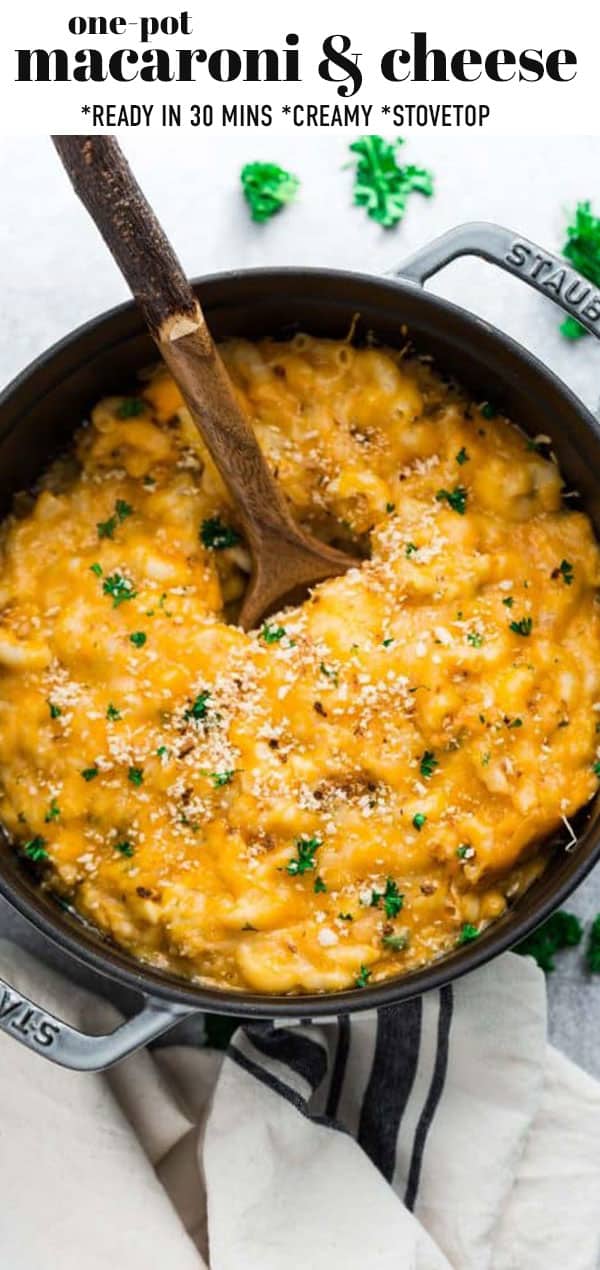 One Pot Macaroni and Cheese (Stovetop - Easy, Creamy)