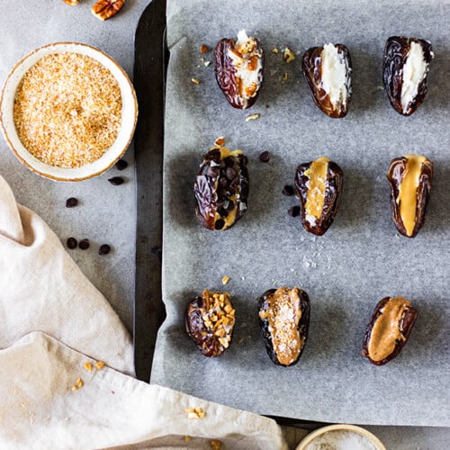 Stuffed Dates 8 Ways - Easy Healthy Snack & Appetizers