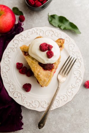 Easy Raspberry Apple Pie | Quick and Simple Summer Pie Dessert Recipe