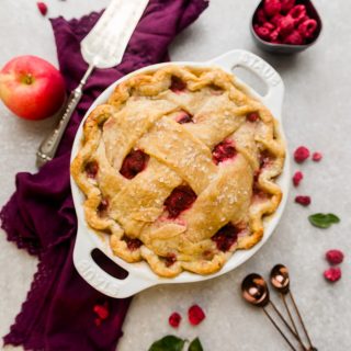 Easy Raspberry Apple Pie | Quick and Simple Summer Pie Dessert Recipe