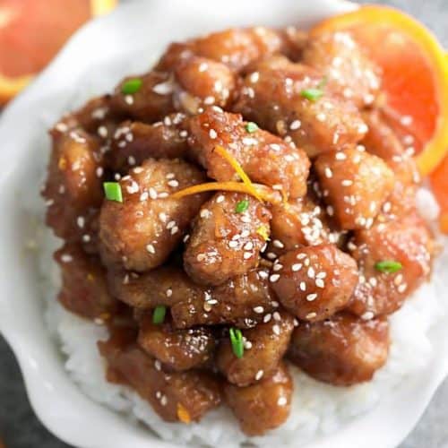 Slow Cooker Orange Chicken | Easy Crockpot Recipe | Whole30 | Keto