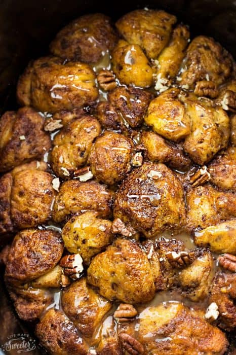 Slow Cooker Pumpkin Monkey Bread