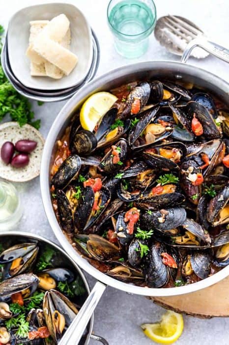 Steamed Mediterranean PEI Mussels - Life Made Sweeter