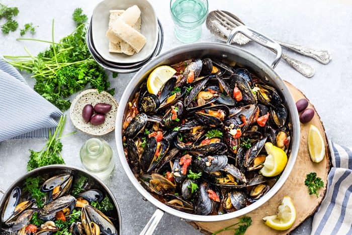 Steamed Mediterranean PEI Mussels - Life Made Sweeter