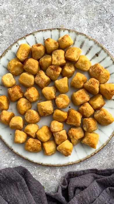 Air Fryer Cauliflower Gnocchi - Crispy Trader Joe's Gnocchi from Frozen