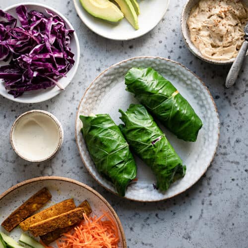 Collard Wraps Recipe | How to Make Low Carb Veggie Wraps
