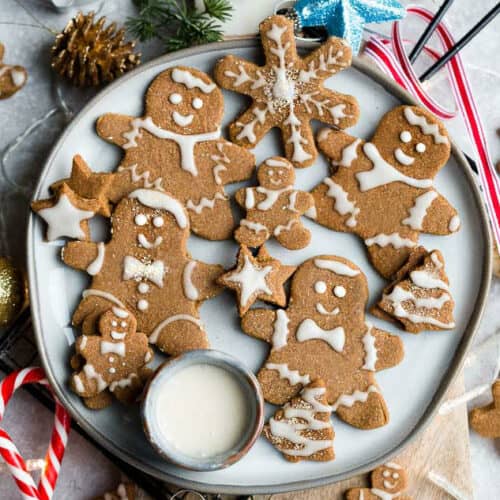 Easy Vegan Gingerbread Cookies | Low Carb | Keto | Paleo - Best Soft ...