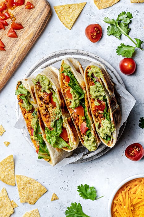 Vegetarian Crunchwrap - Life Made Sweeter