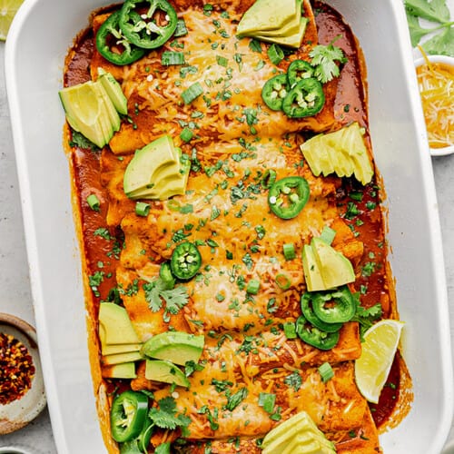 The Ultimate Veggie Enchiladas - Life Made Sweeter | Vegan | Gluten-Free