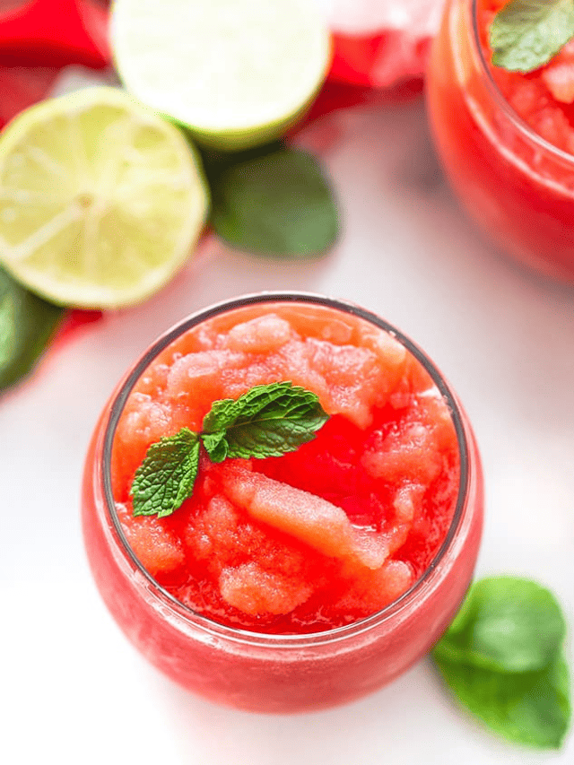 Watermelon Slushie - Life Made Sweeter