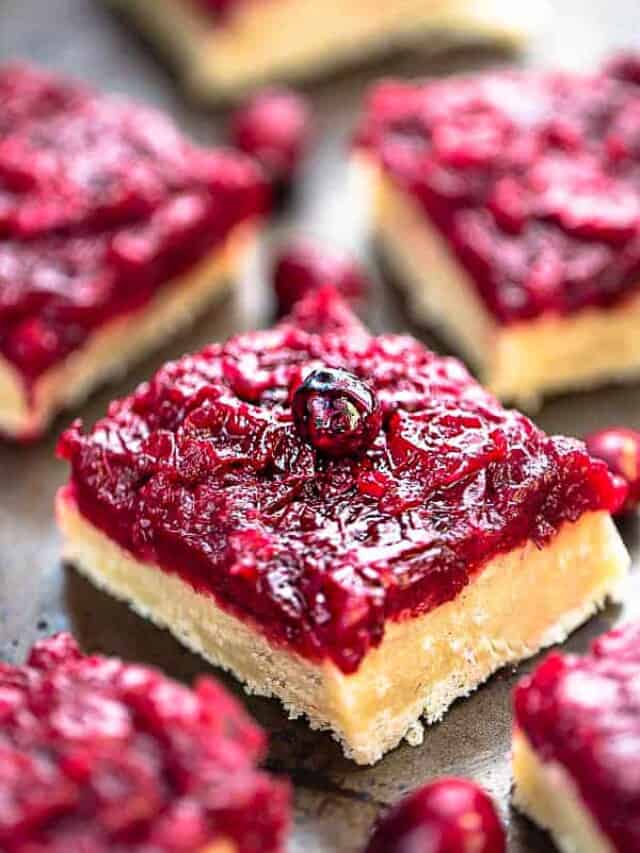 Cranberry Bars - Life Made Sweeter