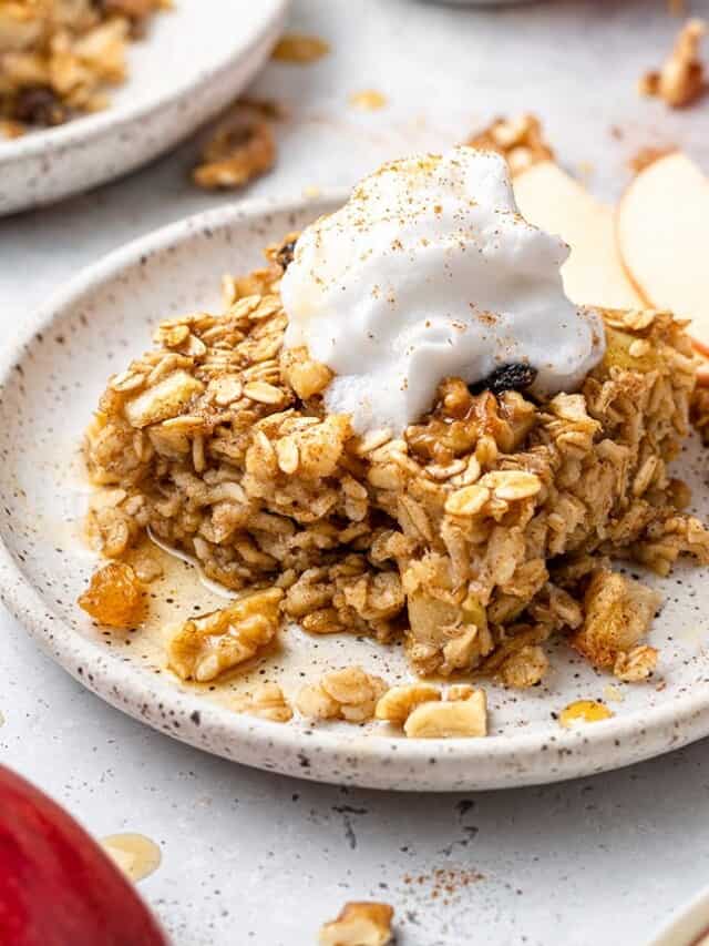 Apple Baked Oatmeal - Life Made Sweeter